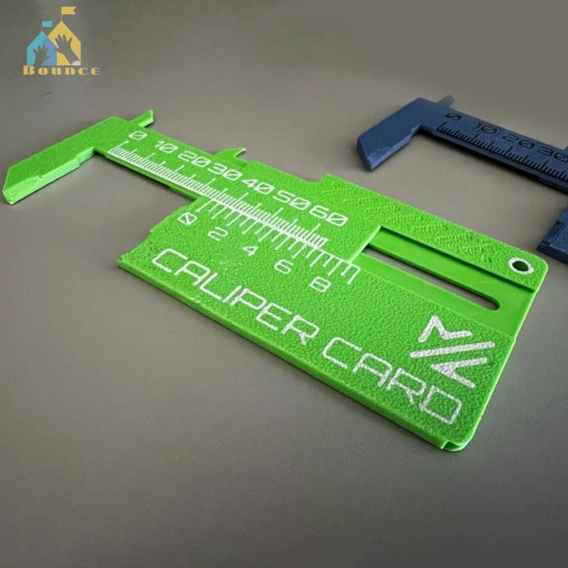 Bounce 1 PCS New Product Caliper Card Vernier Caliper Card Keychain 3D ...
