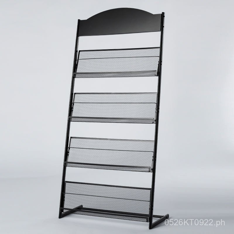 Storage Display Rack Shelf Promotion Book Magazine Newspaper Rack Floor ...