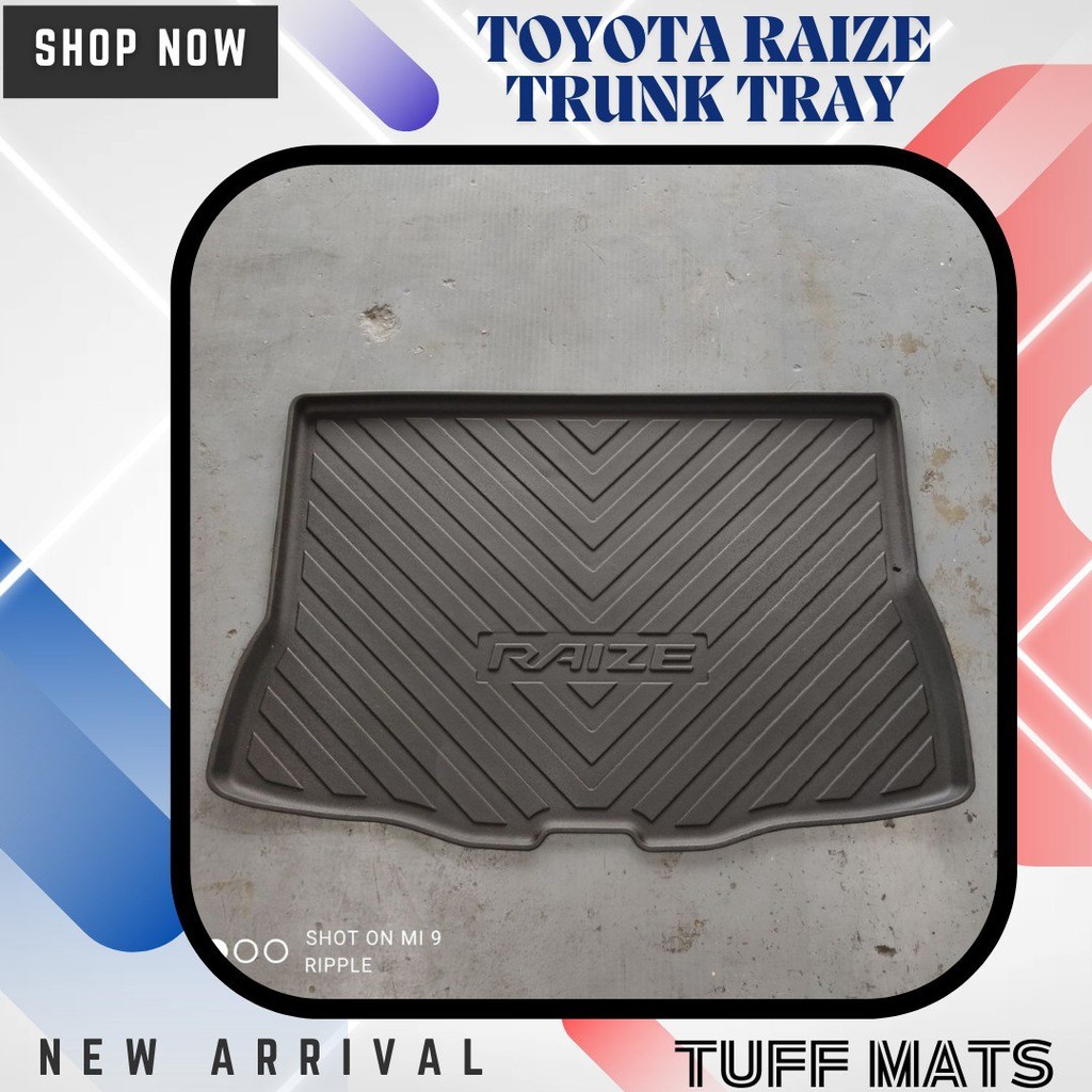 Toyota raize 2022-2025 cargo trunk tray matting | Shopee Philippines