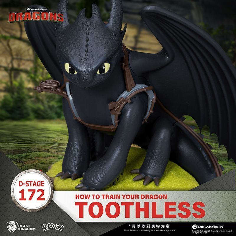 ⚡[Ready Stock] Beast Kingdom How to Train Your Dragon Master Night Evil ...