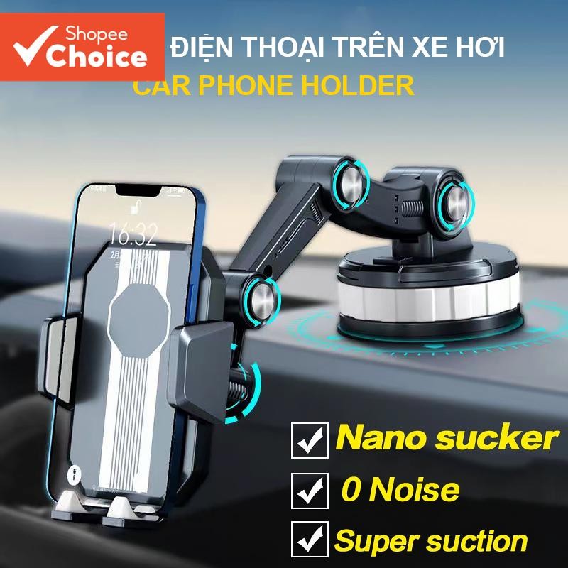 Car phone holder holder adjustable suction stopper type 360° vibration ...