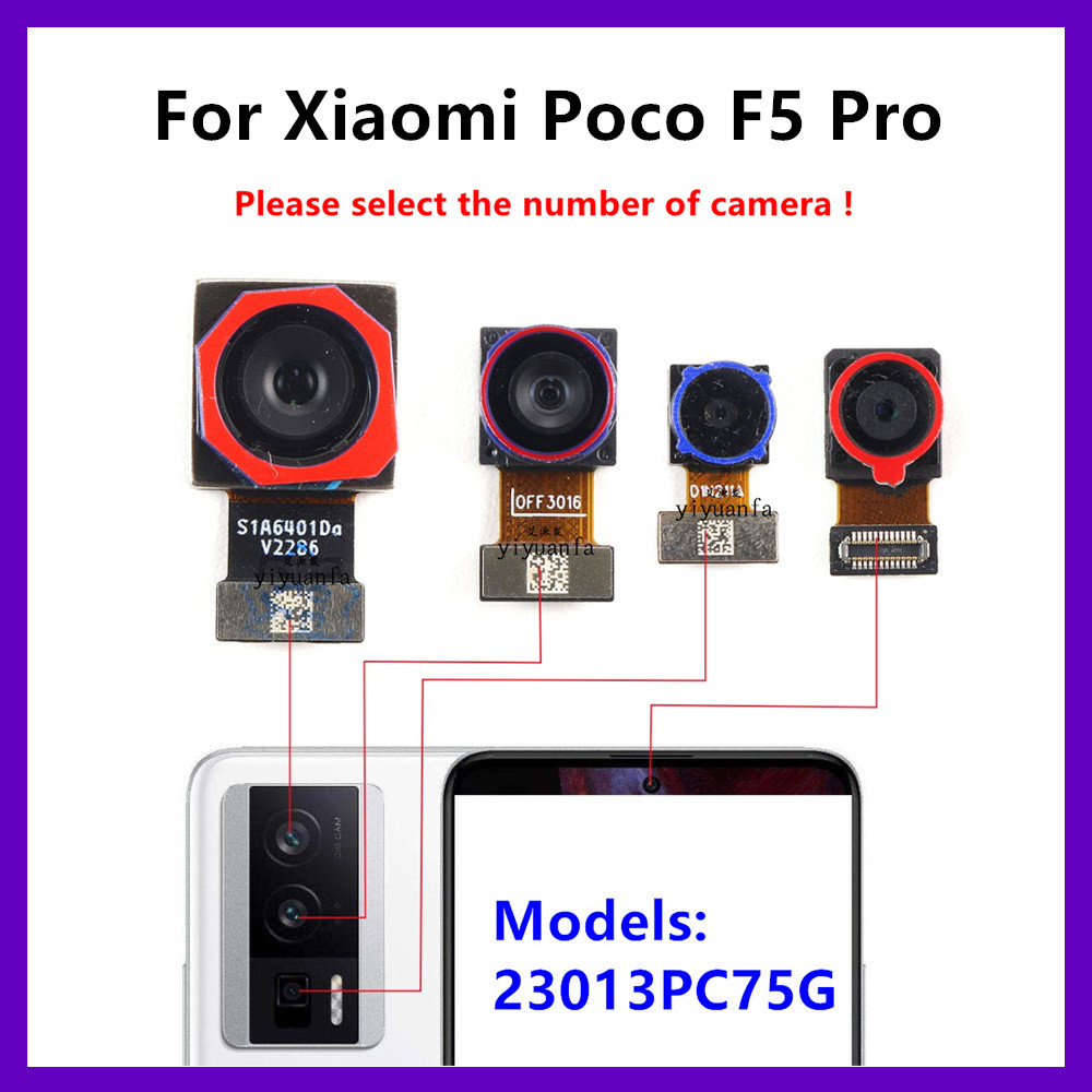 Front Back Main Camera For Xiaomi Poco F5 Pro Frontal Selfie Facing ...