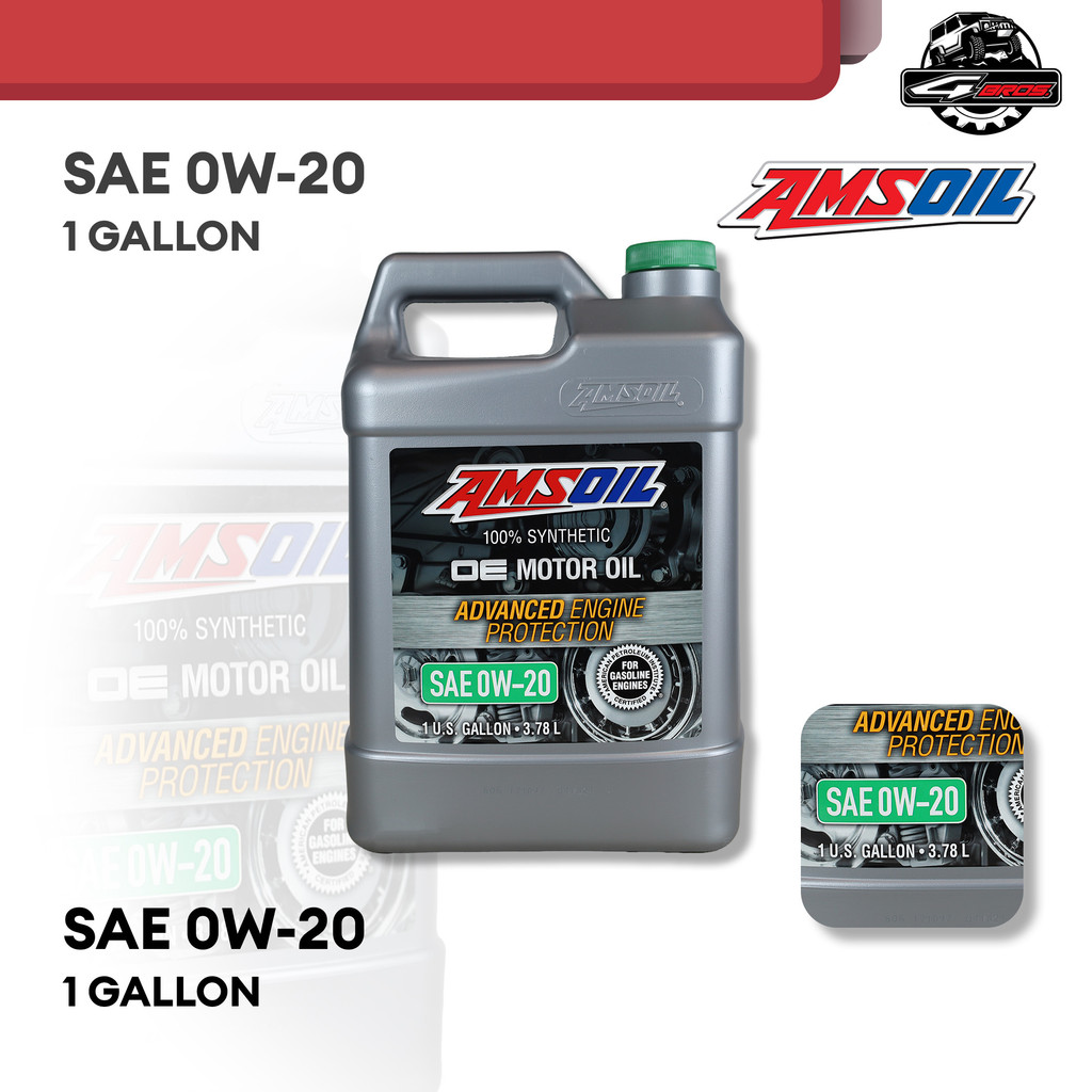 Amsoil 0W20 OE Motor Oil Advance Engine Protection 1 Gallon | Shopee ...