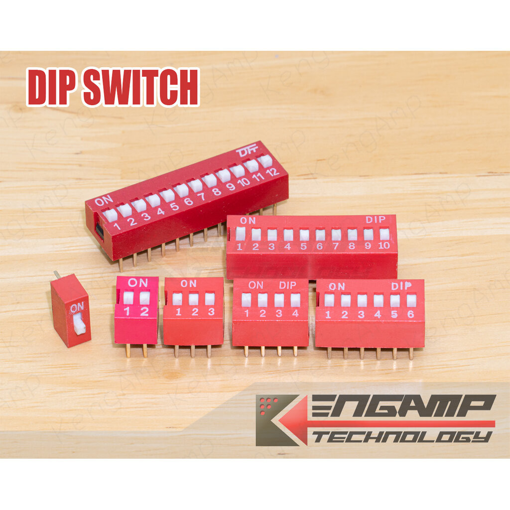(Optional) [SW] DIP Switch Slide Type 1-12P 2.54mm Pitch | Shopee ...