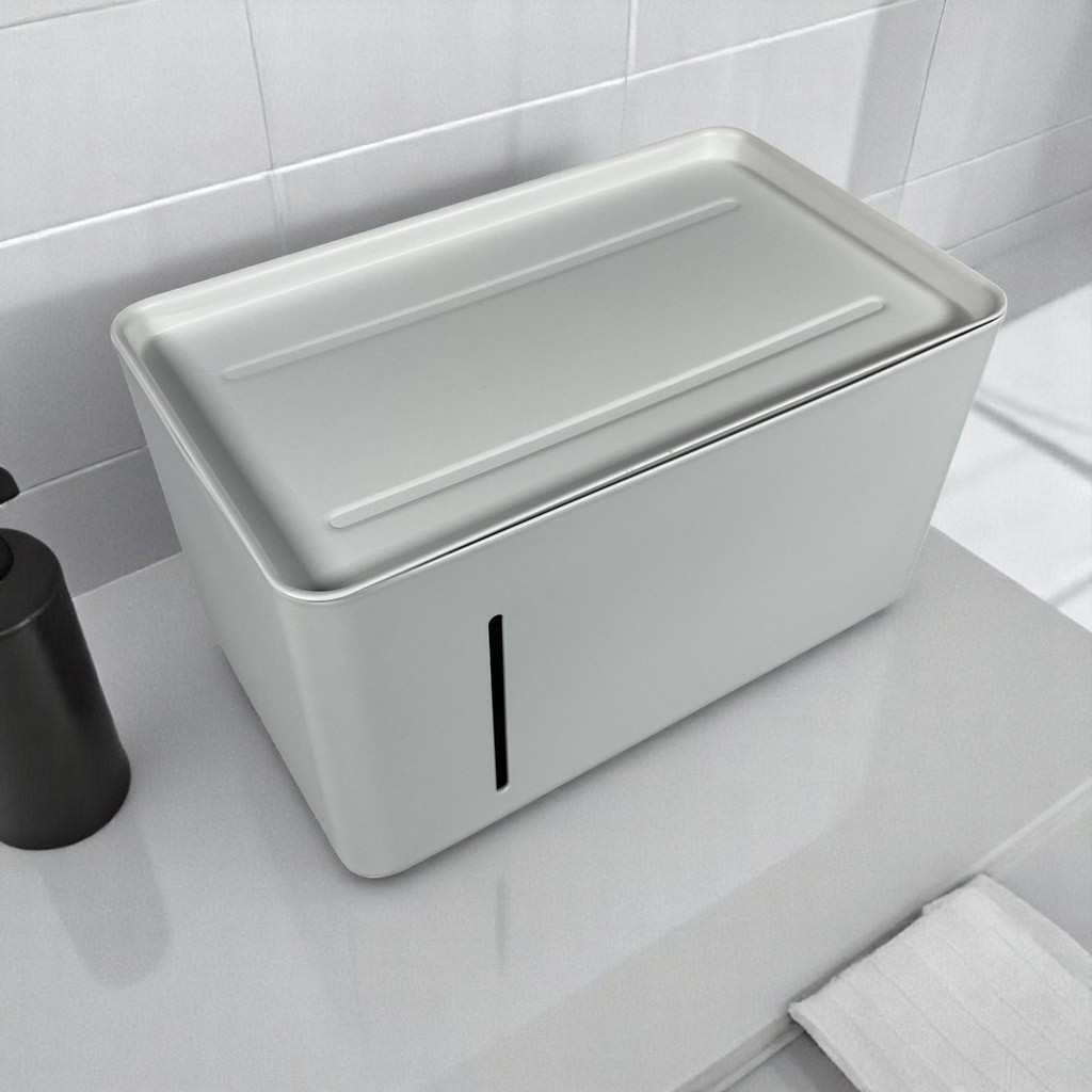 YIN Space Aluminum Perforated Free Bathroom Tissue Box - Y-21 | Shopee ...