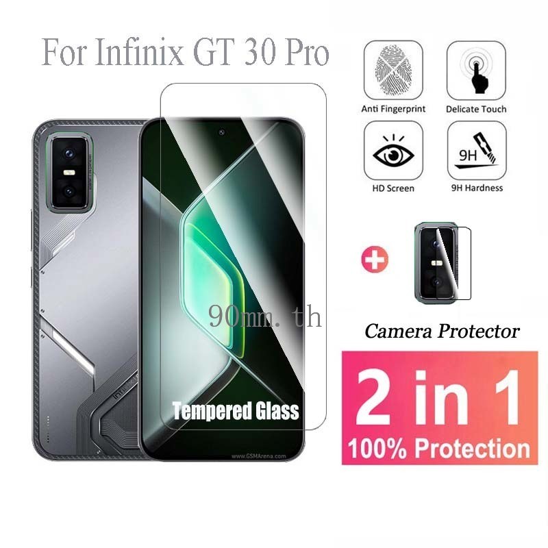 2 in 1 infinix GT 30 Pro 5G Clear Screen Protector for infinix GT 30 20 ...