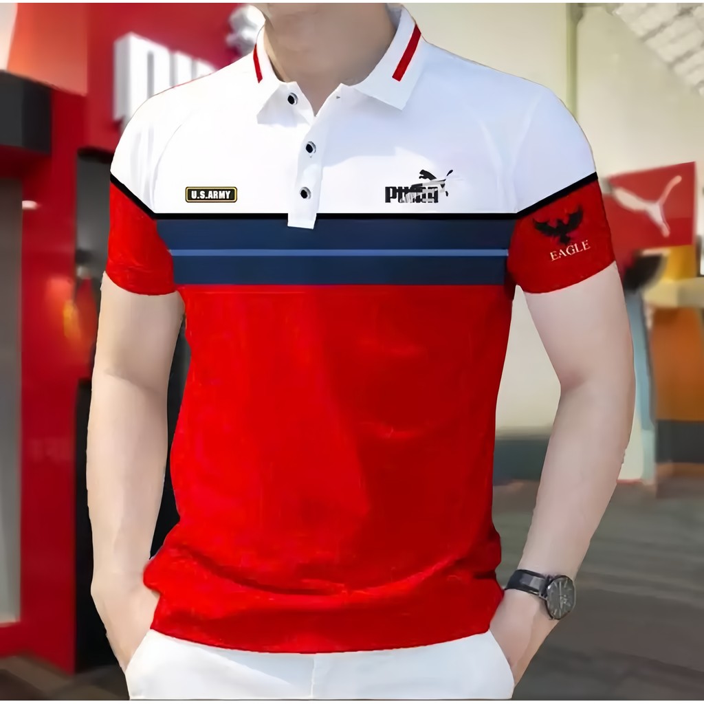 Hummer LOGO Polo Shirt For Man Slim Fit Men'S Business Polo Sweat ...