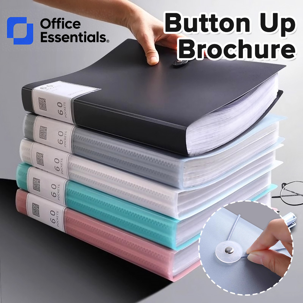 Clear Book A4 File Organizer Folder Clear File Folder Presentation Book ...