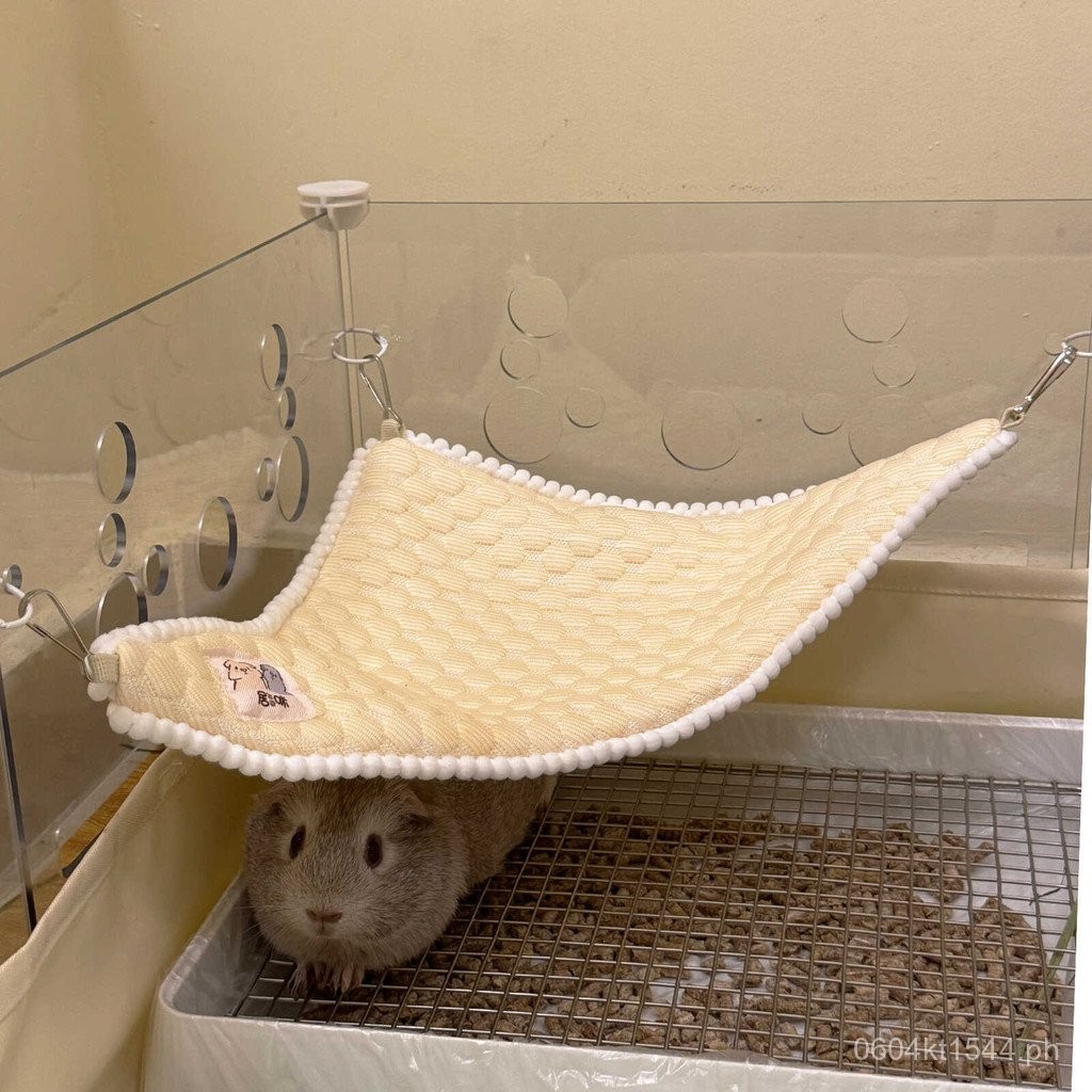 Ice Silk Guinea Pig Cage Small Hammock Dutch Pig Ice Silk Summer Bunny ...