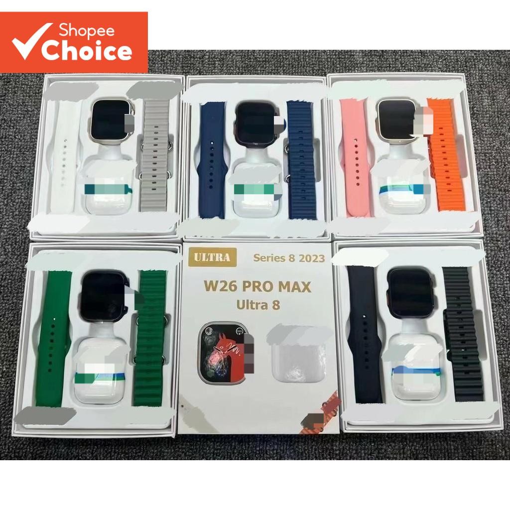 W26 PRO MAX Smartwatch Bluetooth Call Heart Rate Custom Dial Sports ...