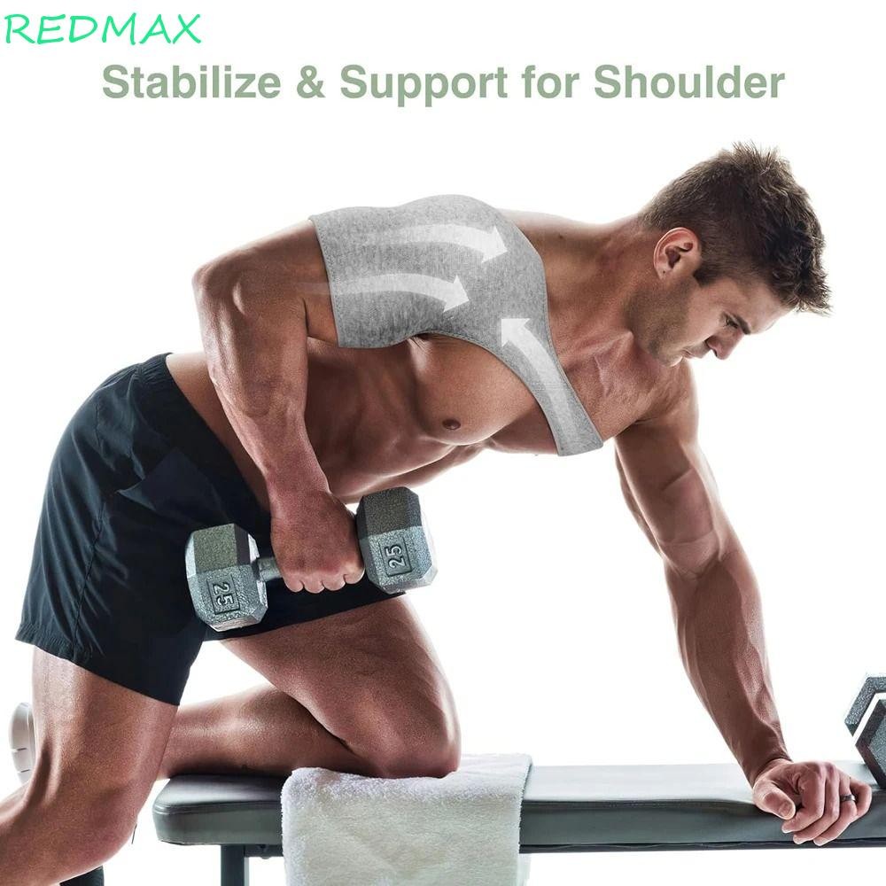 REDMAX Compression Shoulder Brace, Knitted Adjustable Shoulder Support ...