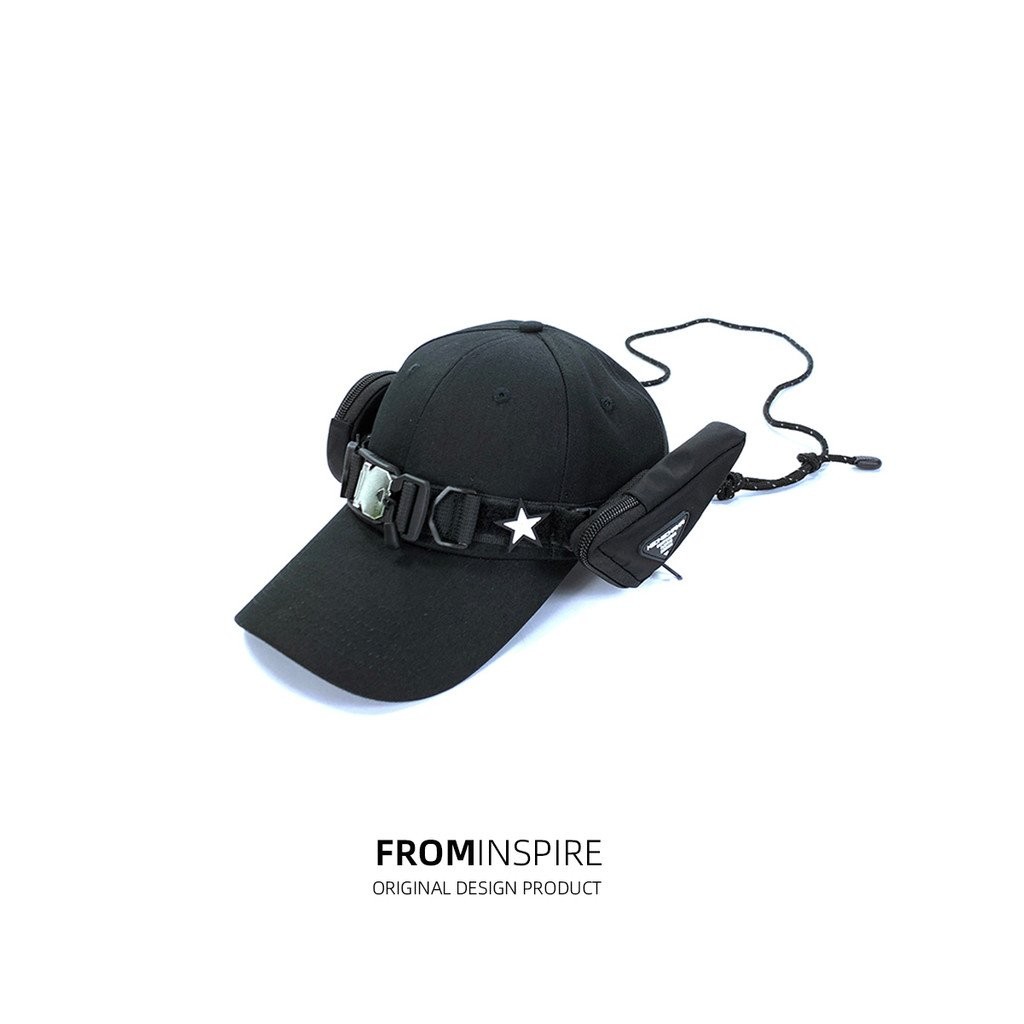 Original Design Functional Style Baseball Cap Cyberpunk Duckbill Cap ...