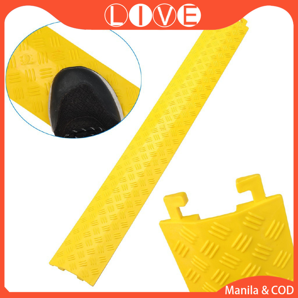 1000X135X20MM PVC Cable Ramp Safety Floor Cable Cover Wire Floor Ramp ...