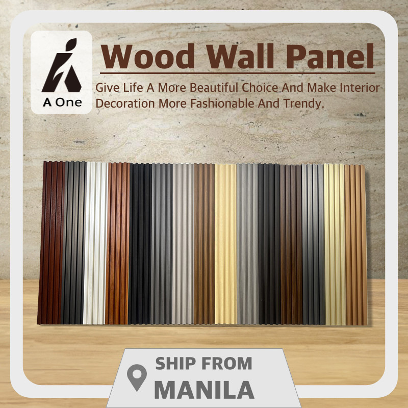 (Large size)PVC Fluted Wall Panel Sticker Waterproof Grille Design ...