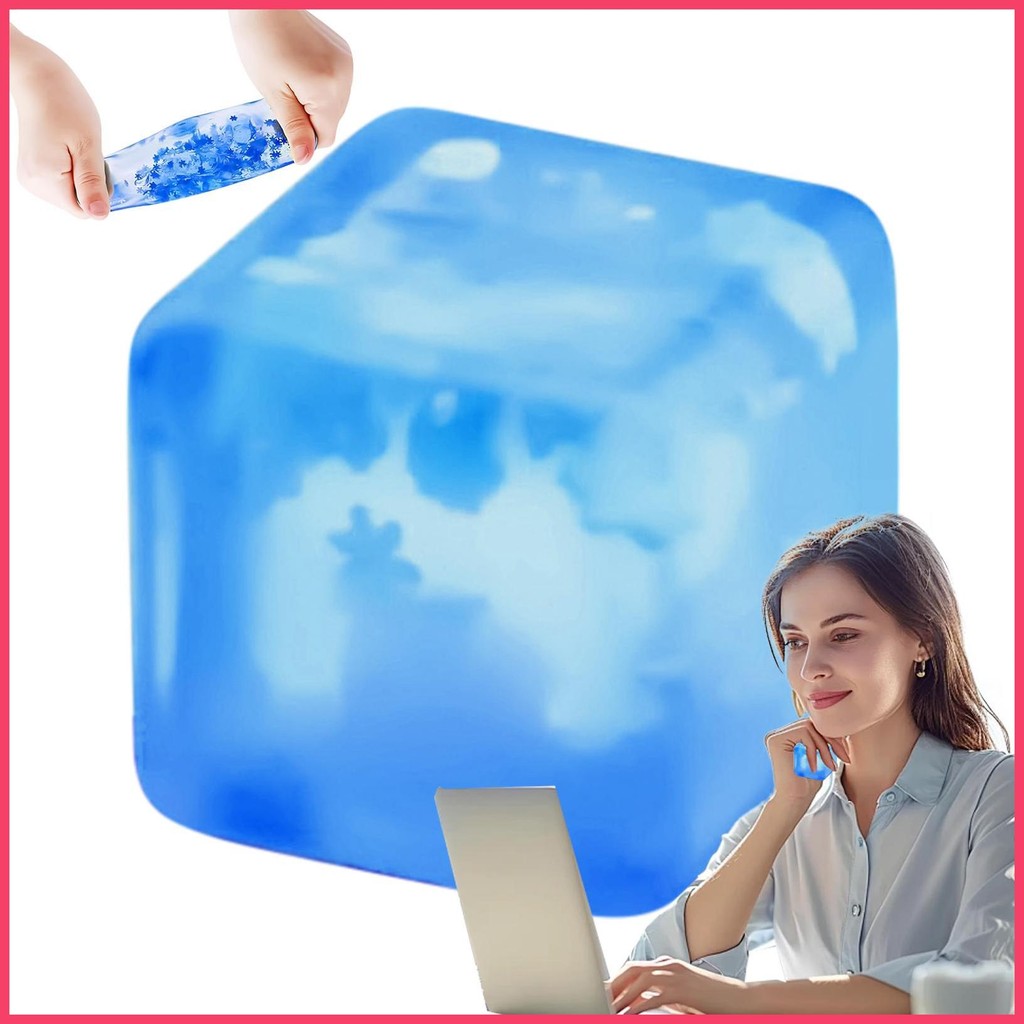 Fidget Stress Relief Cube Soft Squeeze Sensory Calming Toy Sensory ...