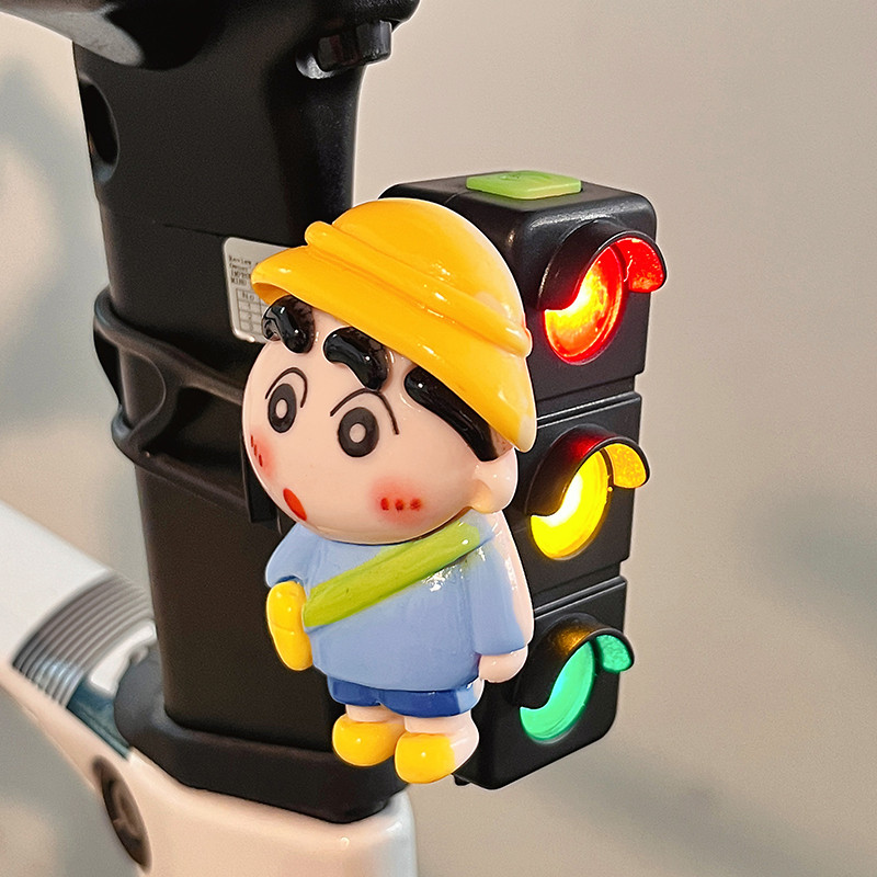 Crayon Shin-Chan Mountain Bike Tail Light Highlight Warning Light Cute ...