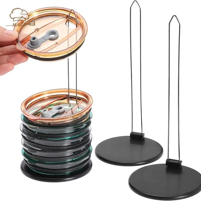 [GOI] 1pc Lid Storage Rack, Cup Lid Space Saving Design Rack, Vertical ...
