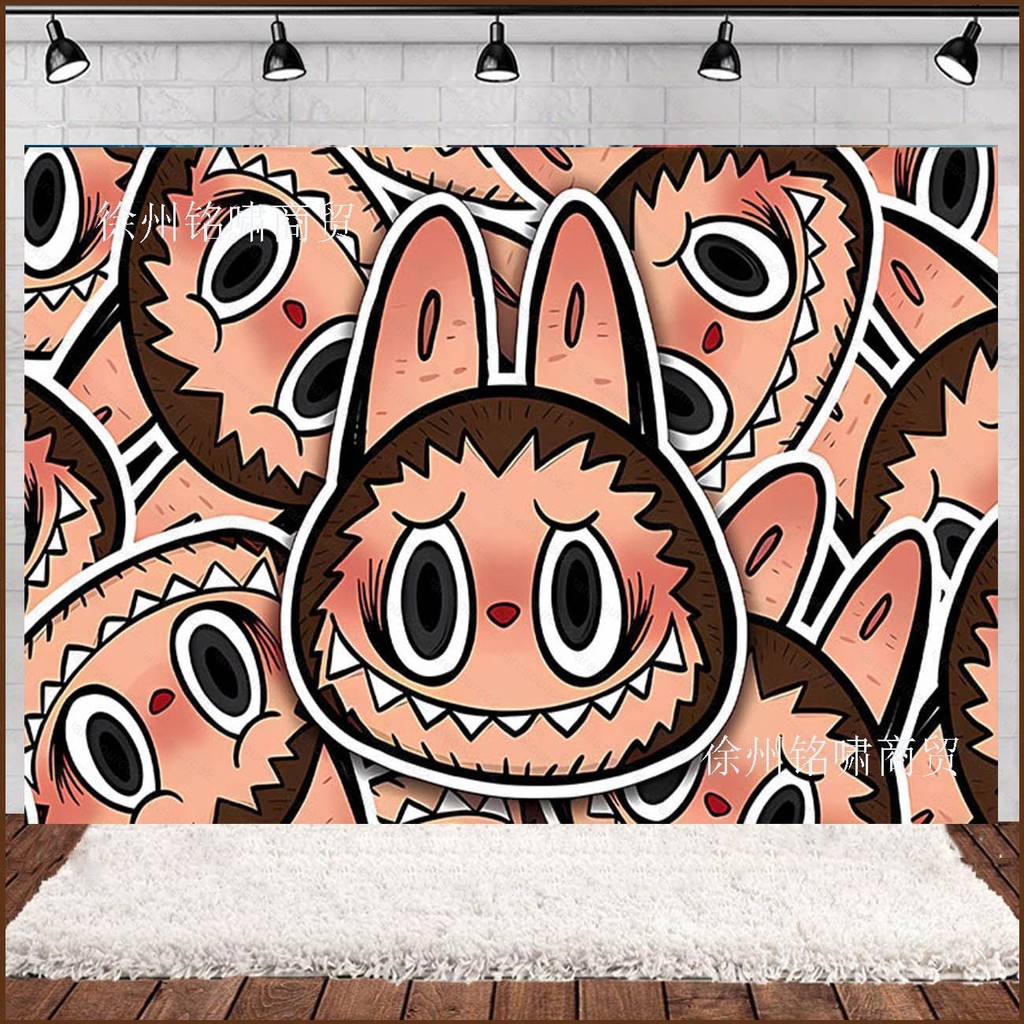 SQ2 Labubu Theme decoration Celebrate birthday Party Photo Photography ...