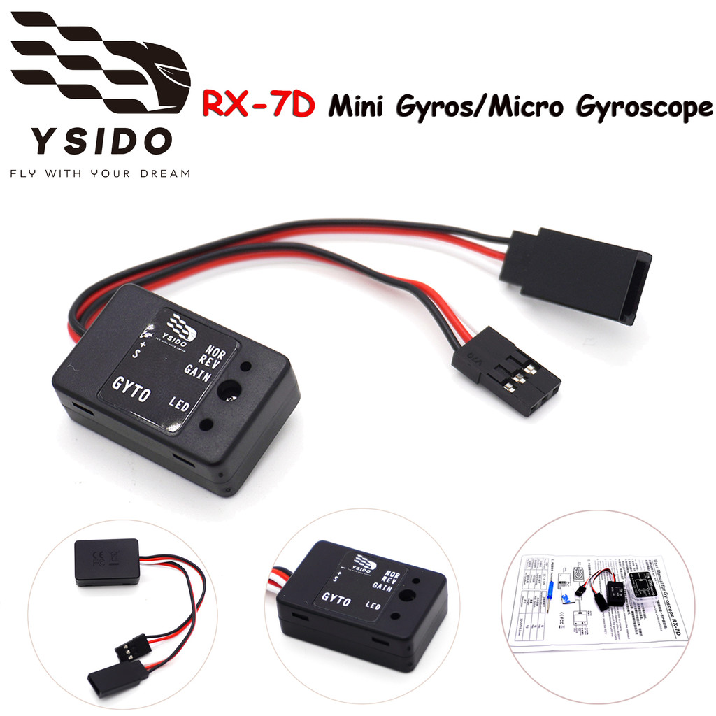 RC Car RX-7D Mini Gyros Micro Gyroscope 4.8-7.4V for RC Racing Drift ...