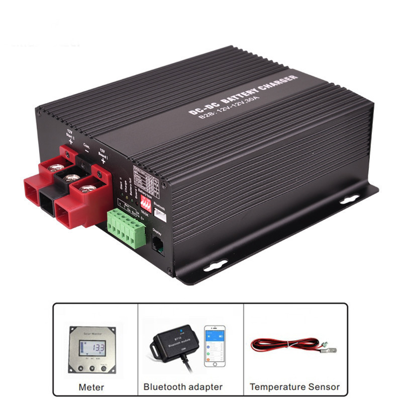 12V 30A/60A Lithium Battery Charger With Booster Support Bluetooth App ...