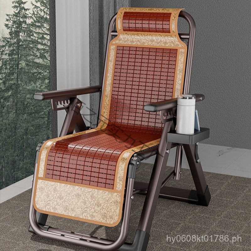 Reclining Chair Nap Bed Foldable Backrest Lazy Portable Lunch Break ...