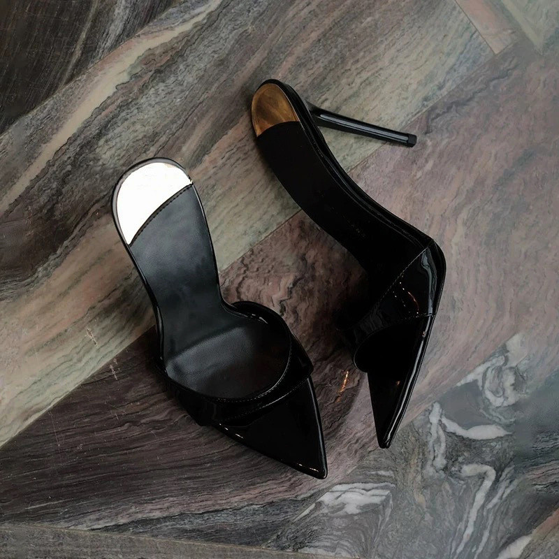 Open-toe Pointed High Heels2025New Summer Women's Stiletto Heel One ...