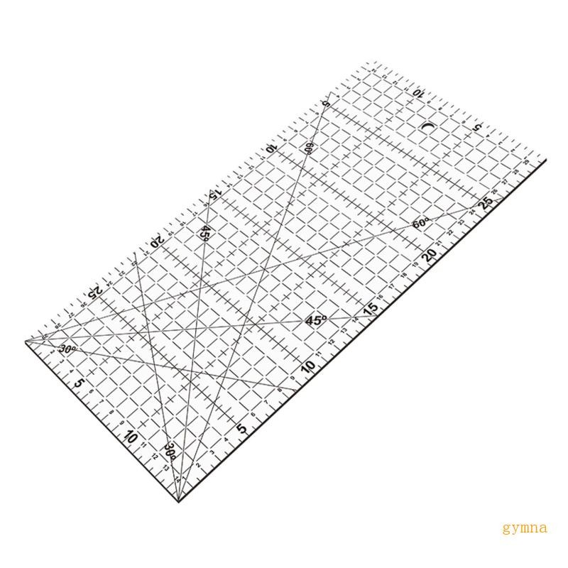 gy Acrylic Patchwork Ruler 30x15cm Measuring Cutting Tool Supplies ...