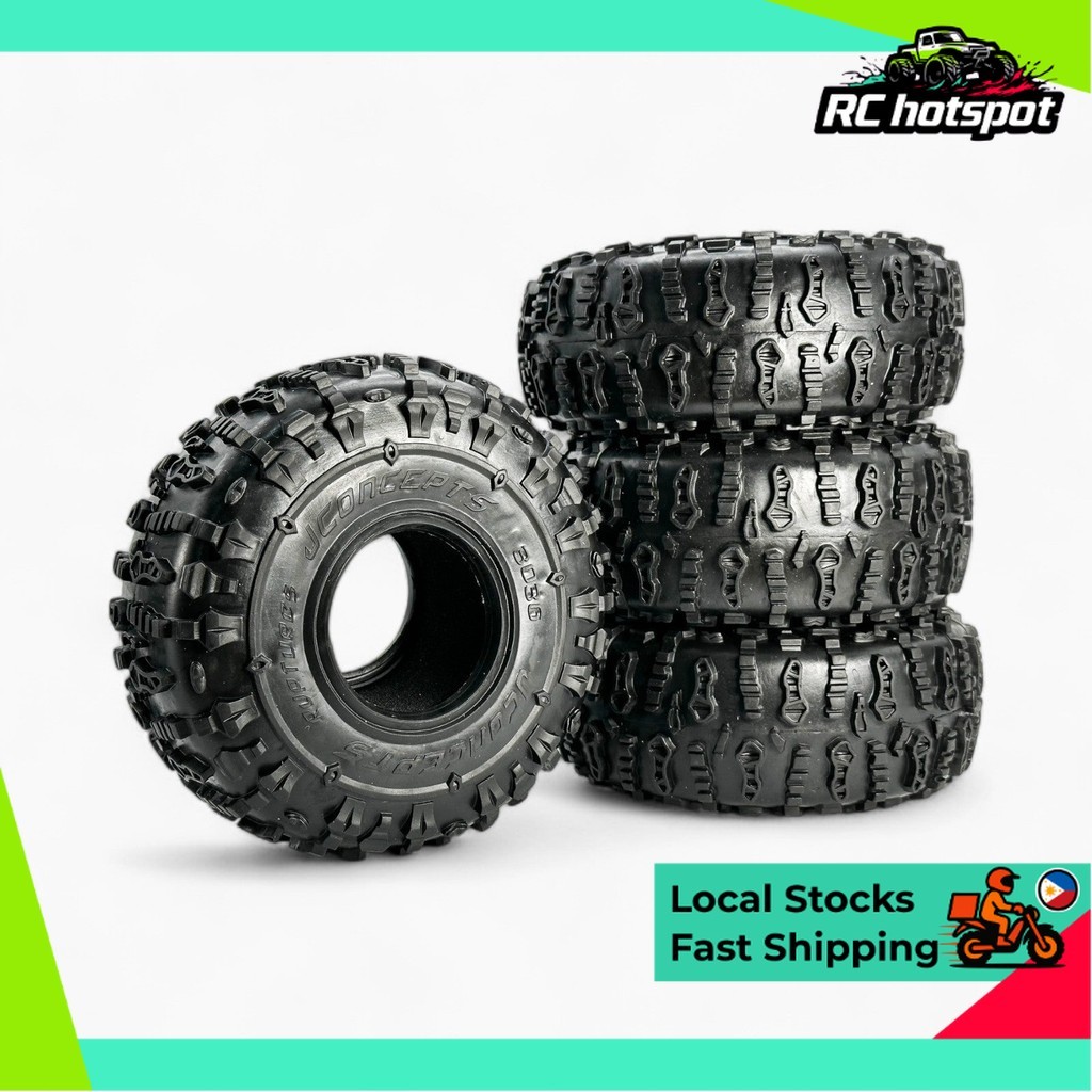 2.2 inch Rubber Tires 149mm for SCX10 D90 TRX4 TRX6 1/10 Scale | Shopee ...