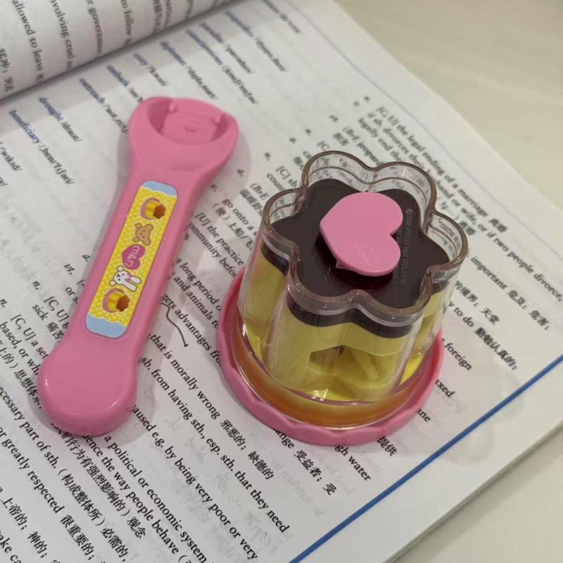 Children Pretend Play Milu Pudding Jelly Toy Girls Strawberry Pudding ...