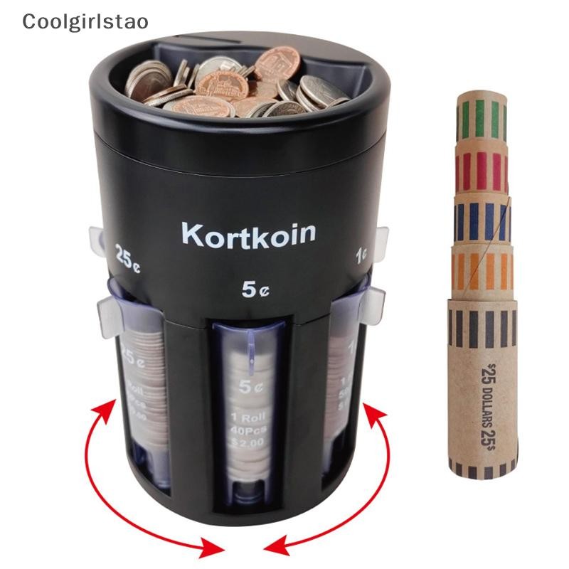 [Cool] Automatic Coin Sorter 5 IN 1 Coin Counter With Coin Wrappers ...