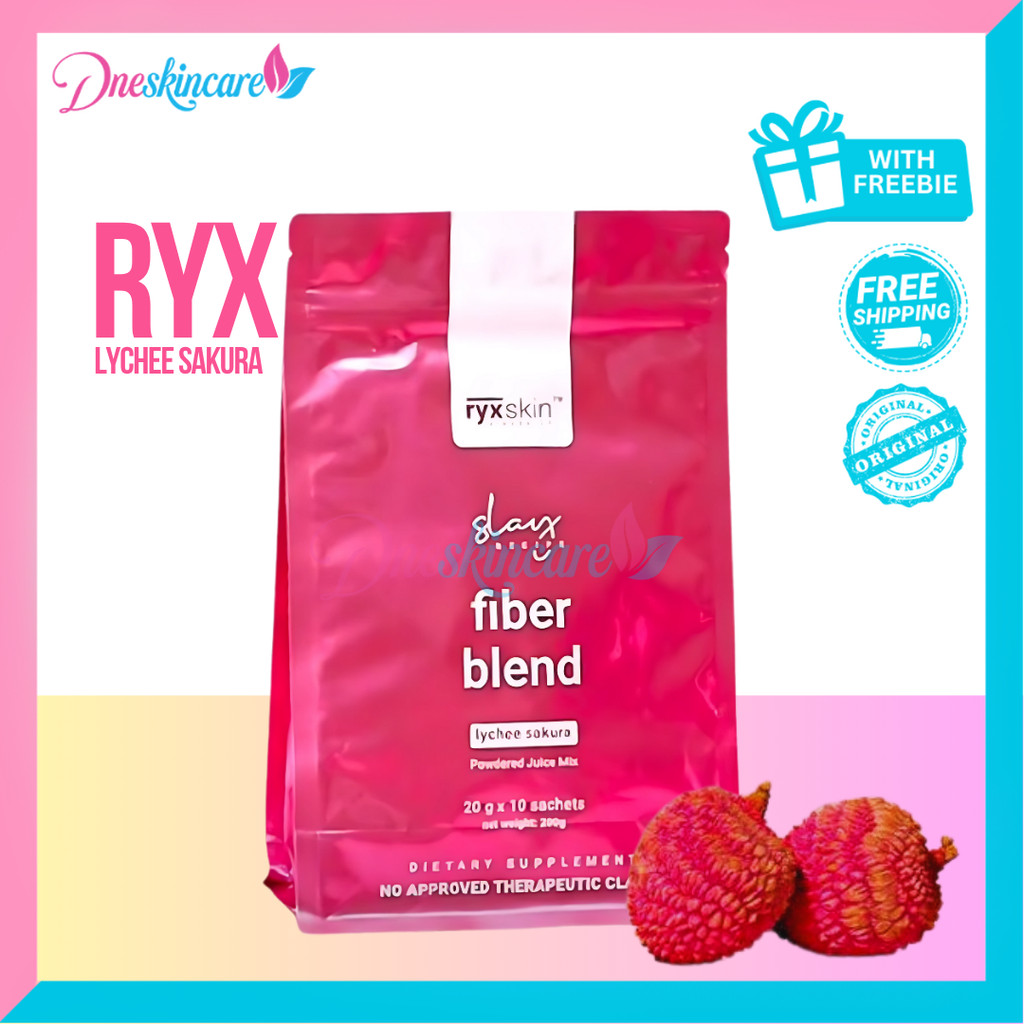 RyxSkin Fiber Blend + Sakura Lychee Powdered Juice Mix | Shopee Philippines