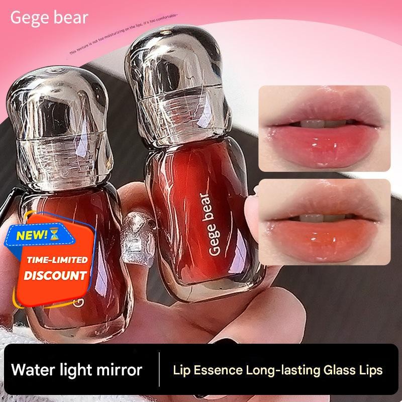 Gegebear Crystal Lip Glaze: Hydrating, Mirror-Shine, Soft Gloss for ...