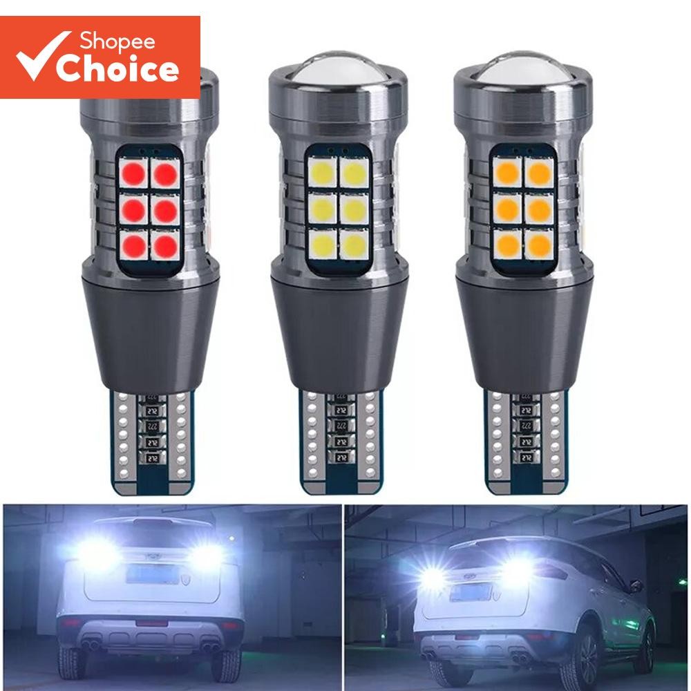 2PCs T15 W16W WY16W LED Bulbs 3030 27SMD Canbus No Error Car Backup ...