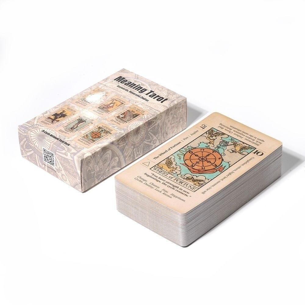Mean mean tarot tarot Card English Card Board Game Solitaire Card ...