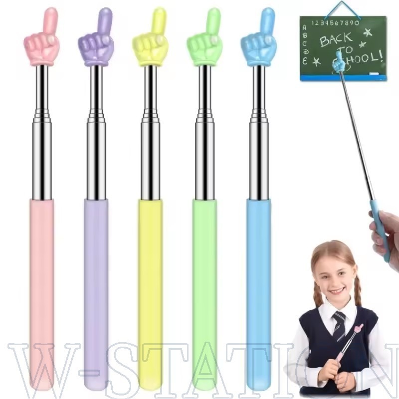 Teacher Finger Reading Stick - Extendable Pointer Guide - Telescopic ...