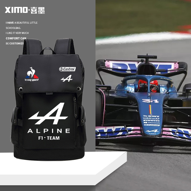 Alpine Fleet Renault F1 Racing Fleet Merchandise Backpack Men Women ...