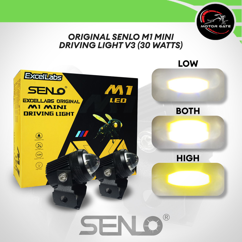 Original Senlo M1 V3 Series 30W Premium Mini Driving Light for ...