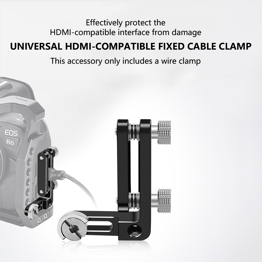 Camera HDMI-Compatible Cable Clamp DSLR Wire Lock Clamp Photography ...