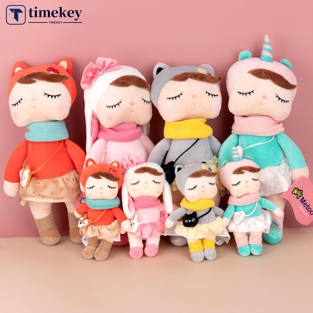 TIMEKEY 2 Piece Metoo Angela Doll Plush Toys For Girls Baby Cute Rabbit ...