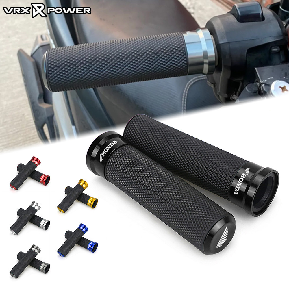 Handgrip CNC Handlebar Grip Rubber Gel Universal For Honda Click 125i ...