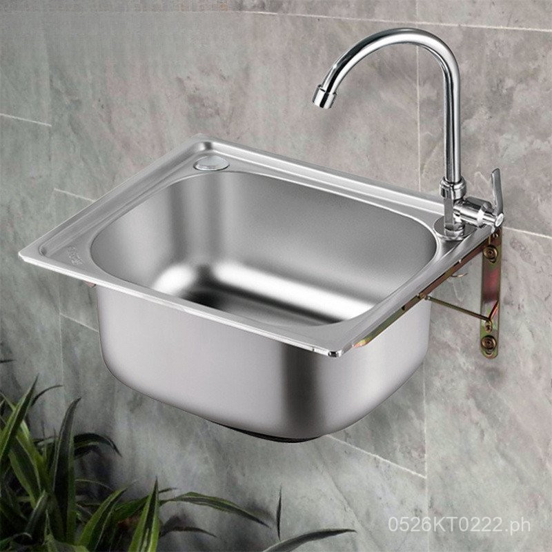 Kitchen Integrated Small Single Bowl Sink Vegetable Washing Basin ...