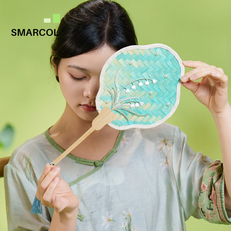 Bamboo Weaving Fan Kit Handmade Bamboo Weaving Fan Making Material ...