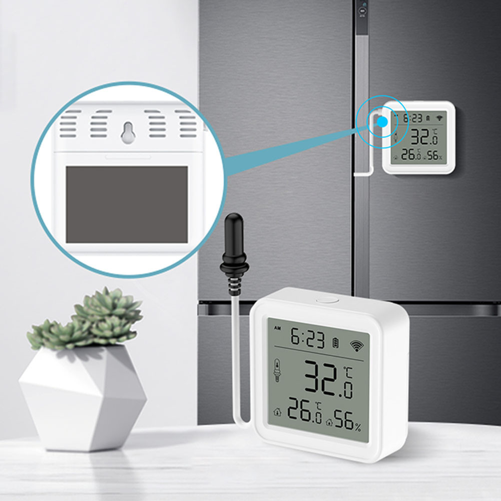 WiFi Temperature Humidity Sensor with External Probe Thermometer ...