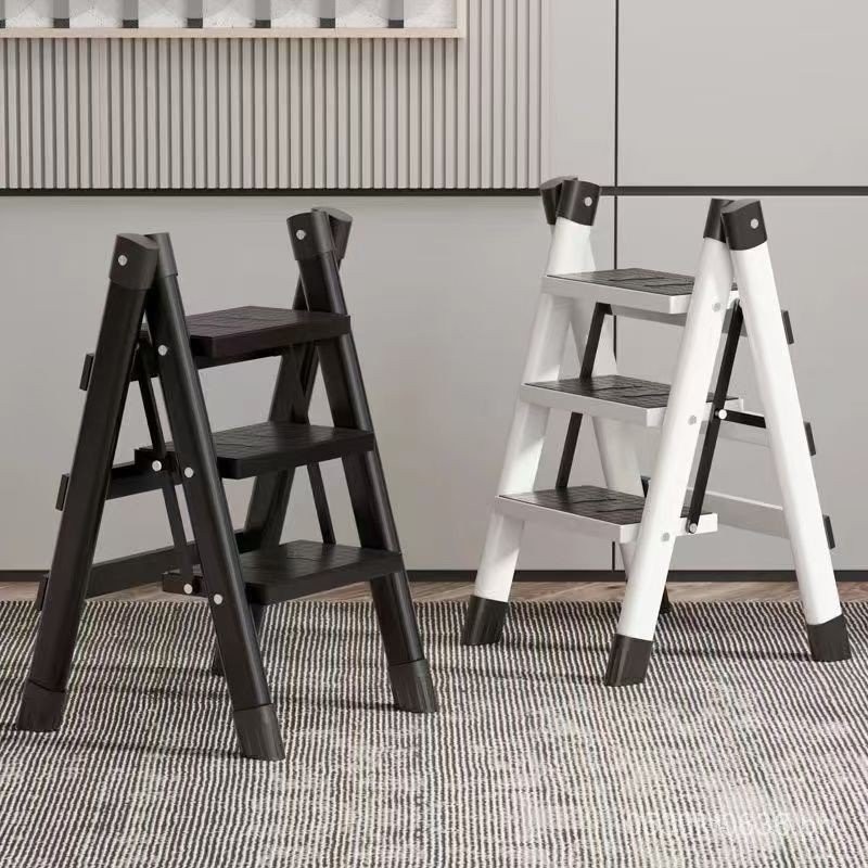 Lightweight Ladder Stair Folding Small Household Ladder Thickened Four ...