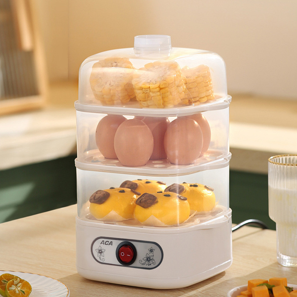 【Manila Ready】Two/Three-Layer Breakfast Cooking Egg Steamer Egg Cooker ...