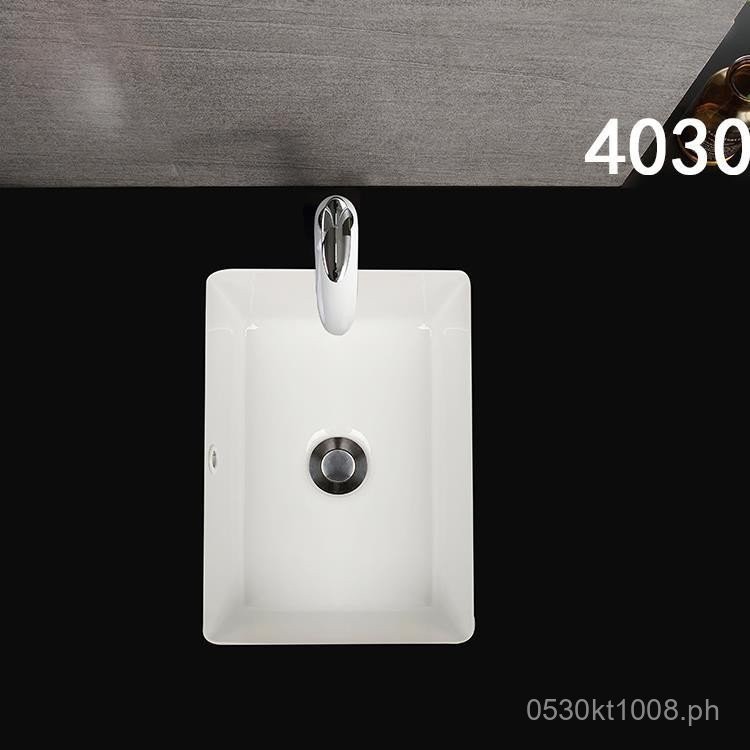 New Ceramic Embedded Wash Basin Undermount Basin Vertical Sink Narrow ...