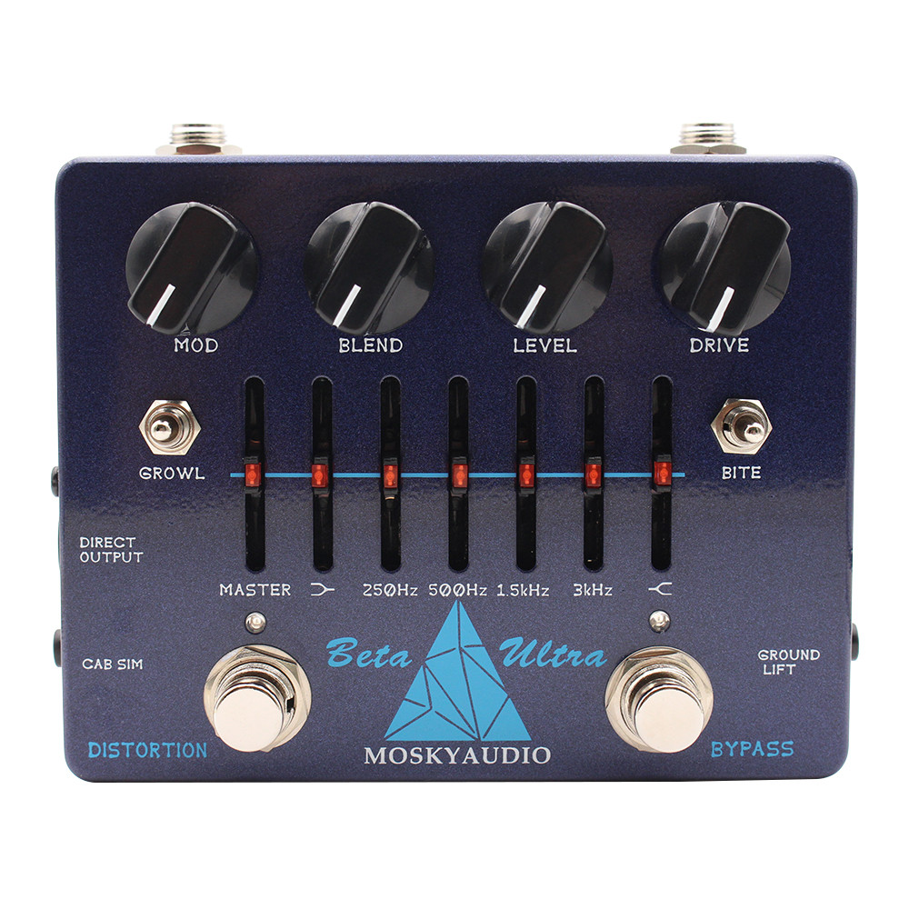 MoskyAudio Beta Ultra Electric Bass Guitar Distortion Preamp Balanced ...