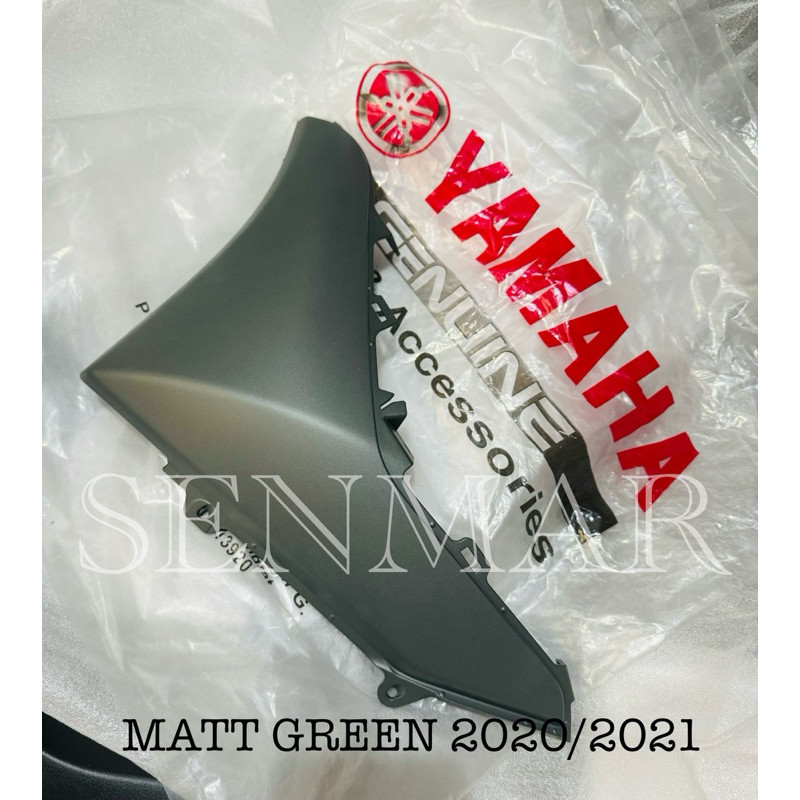 NMAX V2 MOLE SIDE COVER MATT GREEN OLD MODEL 2021 / 2020 GENUINE YAMAHA ...