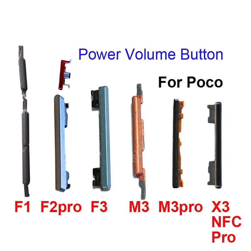 Power Volume Button For Poco F1 F2 F3 M3 X3 NFC Pro | Shopee Philippines