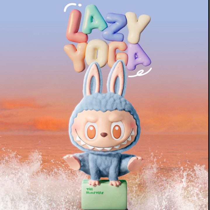 POPMART POPMART THEMONSTERSLABUBU Lazy Yoga Series Figure Labubu ...